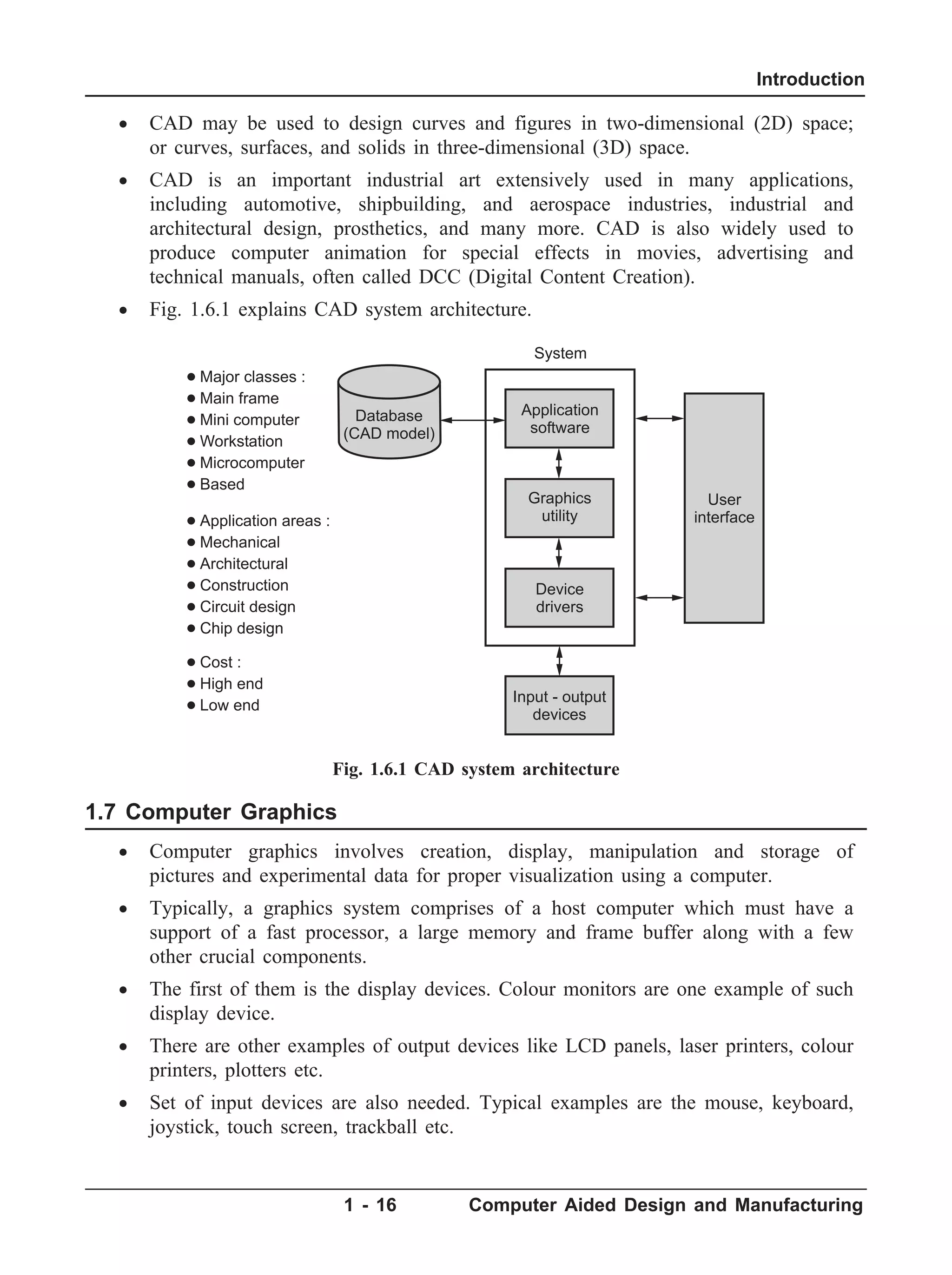 Computer Aided Design and Manufacturing.pdf | Graphics Software ...