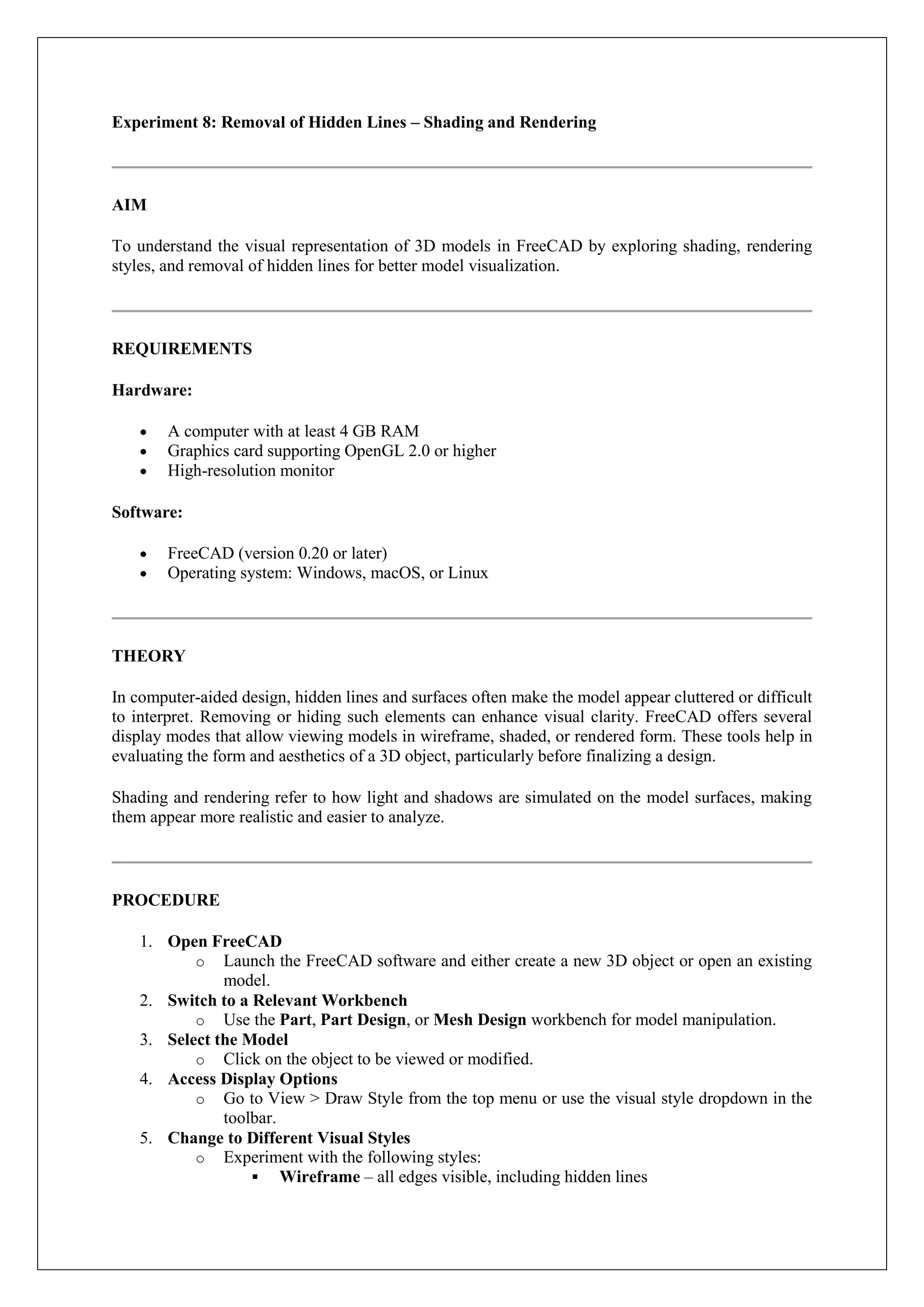 Computer Aided Design lab manual FreeCad.pdf