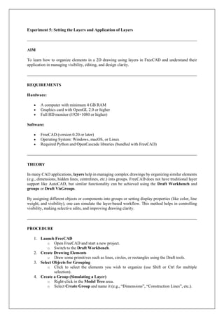 Computer Aided Design lab manual FreeCad.pdf