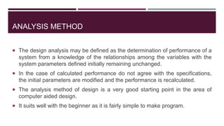 Computer aided design of electrical machine | PPTX