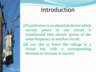 Presentation Design of Computer aided design of power transformer | PPT