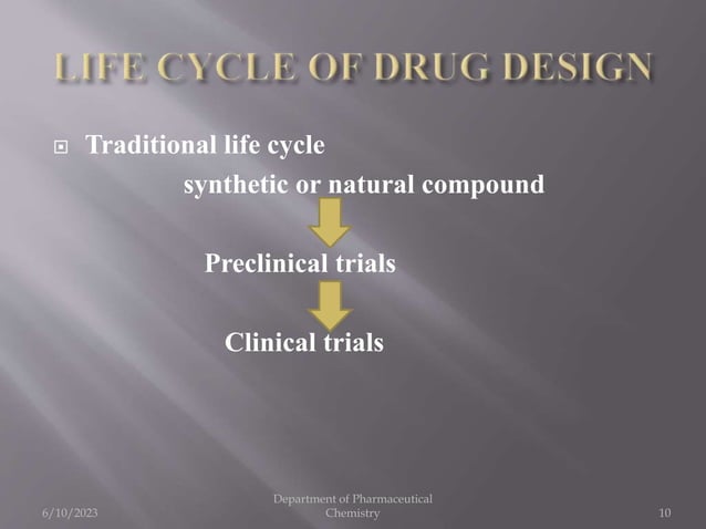 COMPUTER AIDED DRUG DESIGN.pptx | Chemistry | Science