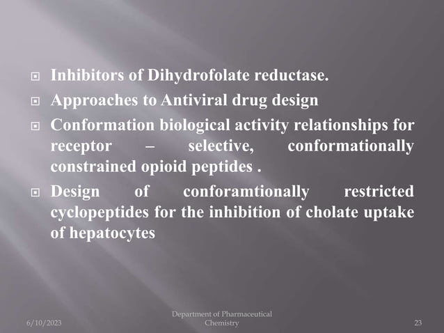 COMPUTER AIDED DRUG DESIGN.pptx | Chemistry | Science