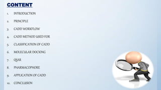 COMPUTER AIDED DRUG DESIGN M.PHARM .pptx