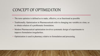 Computer aided formulation development | PPTX