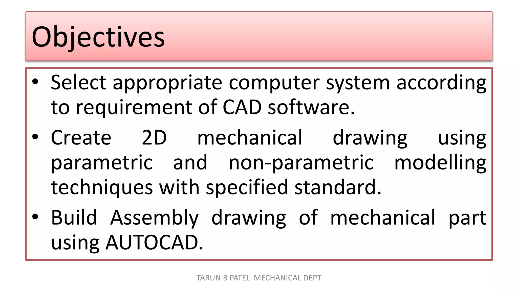 Computer aided machine drawing | PPTX