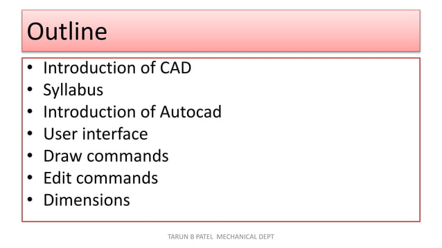 Computer aided machine drawing | PPTX