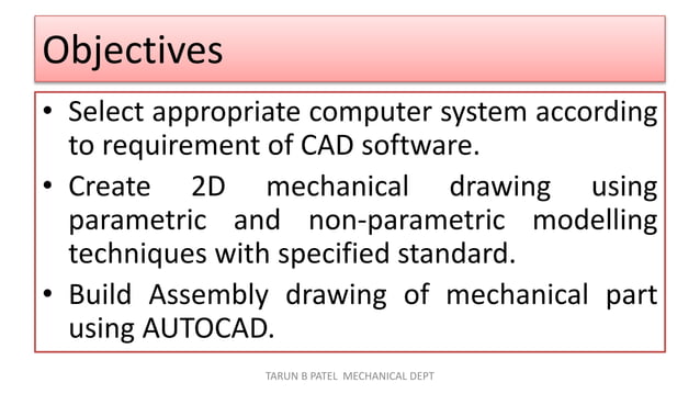 Computer aided machine drawing | PPTX