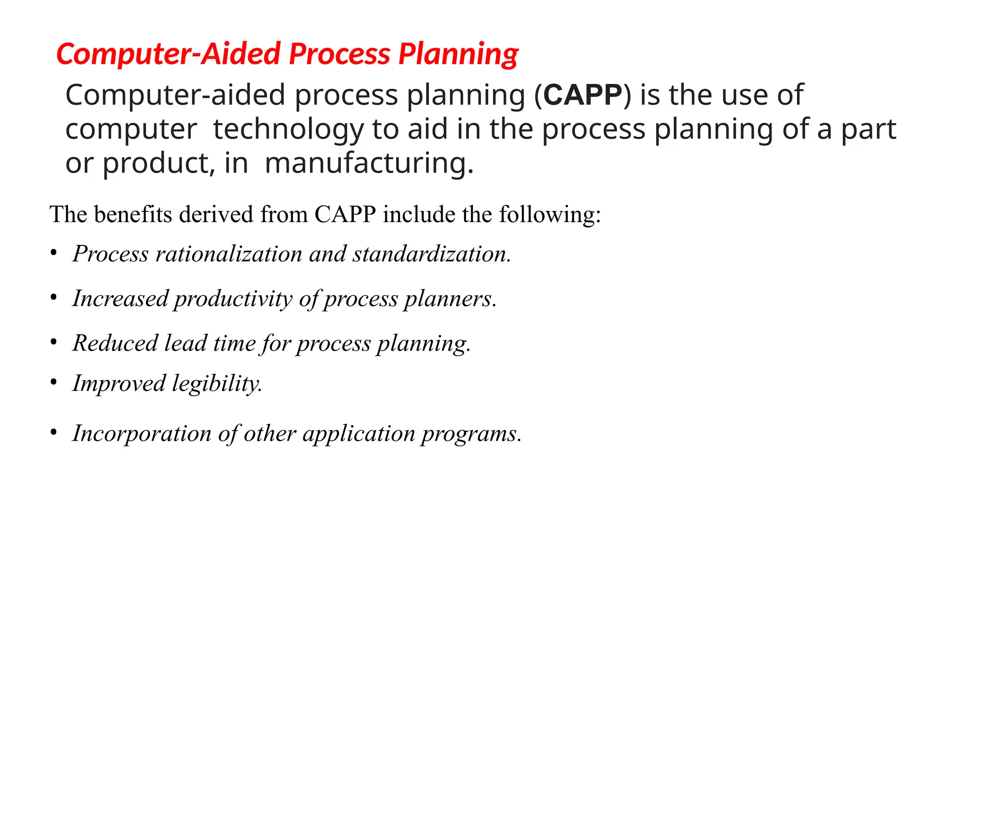 Computer Aided manufacturing Notes-I.pptx | Free Download