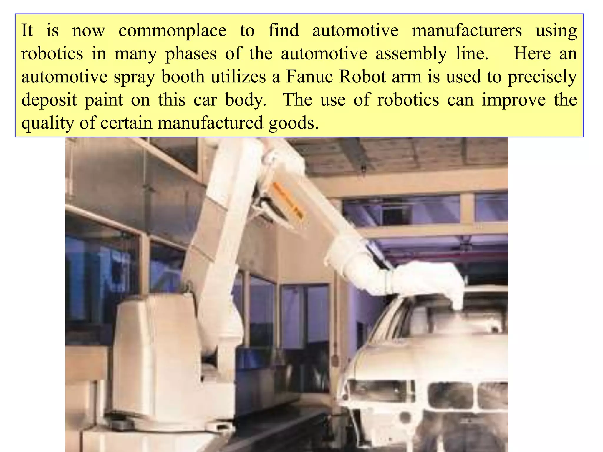 Computer aided manufacturing robotic systems | PPTX