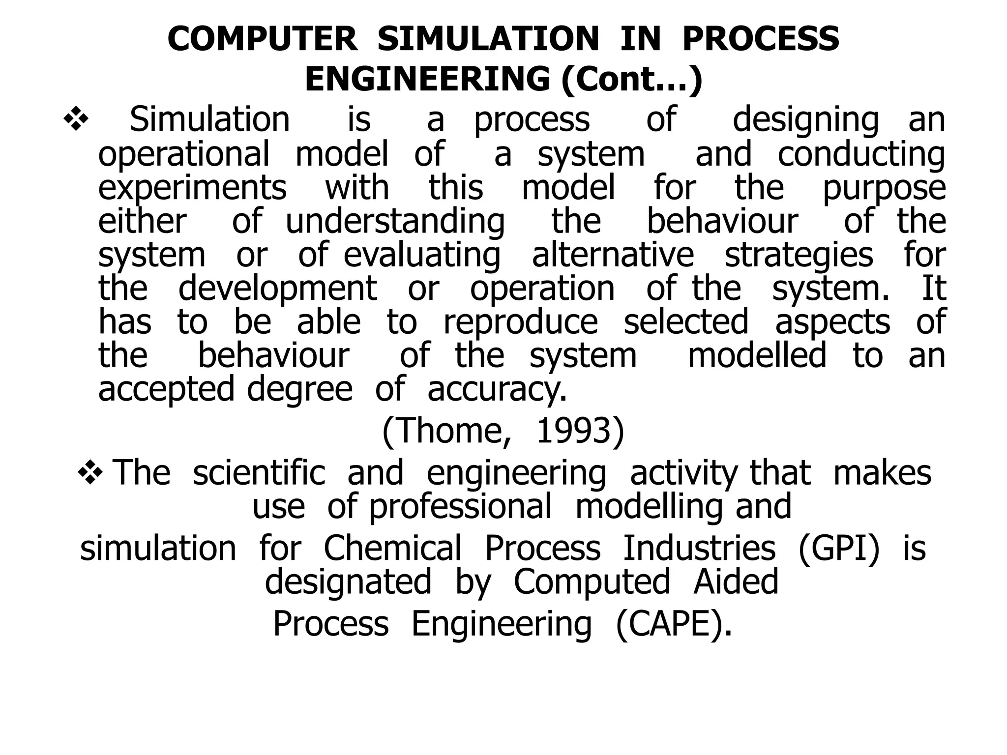 Computer aided process design and simulation (Cheg.pptx