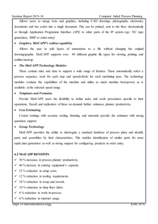 Computer aided process planning | PDF