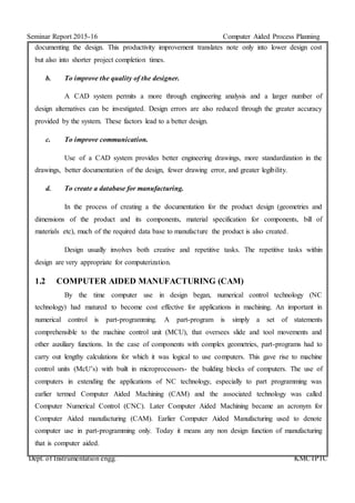 Computer aided process planning | PDF