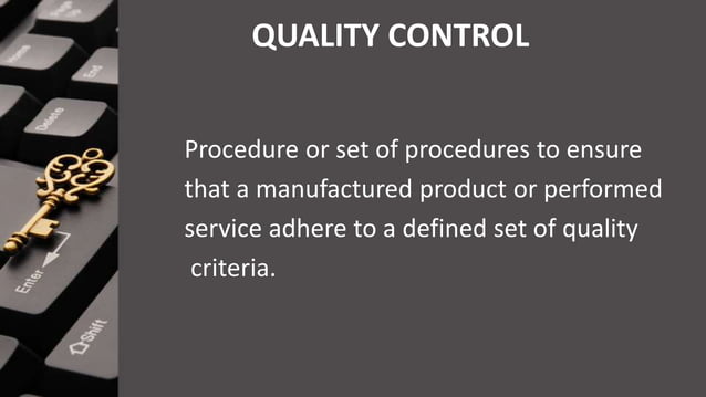 Computer aided quality control | PPT