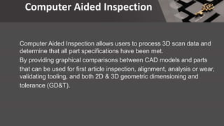 Computer aided quality control | PPTX