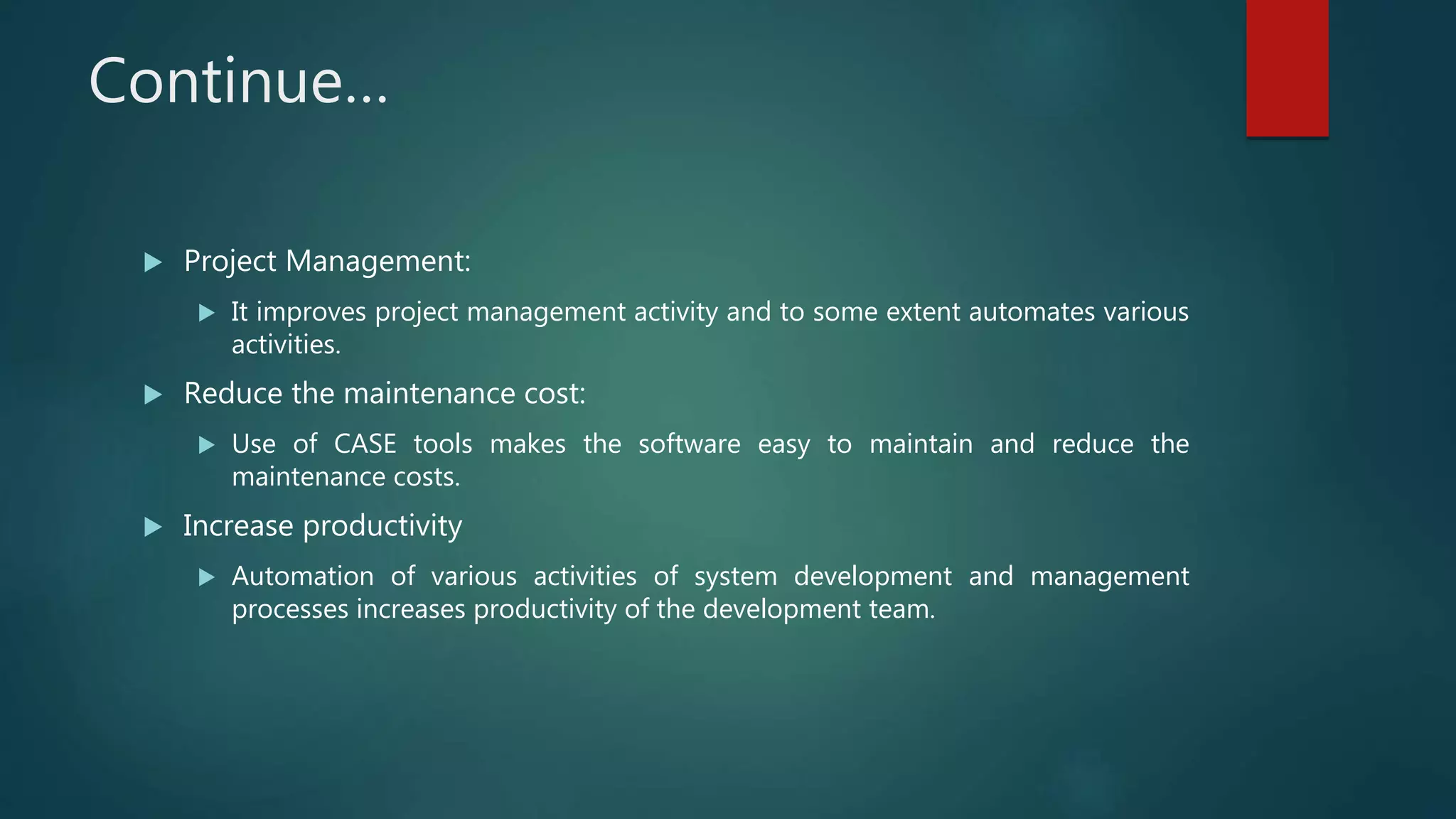 Computer Aided Software Engineering | PPTX