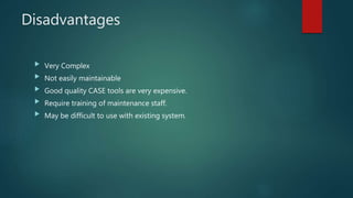 Computer Aided Software Engineering | PPTX
