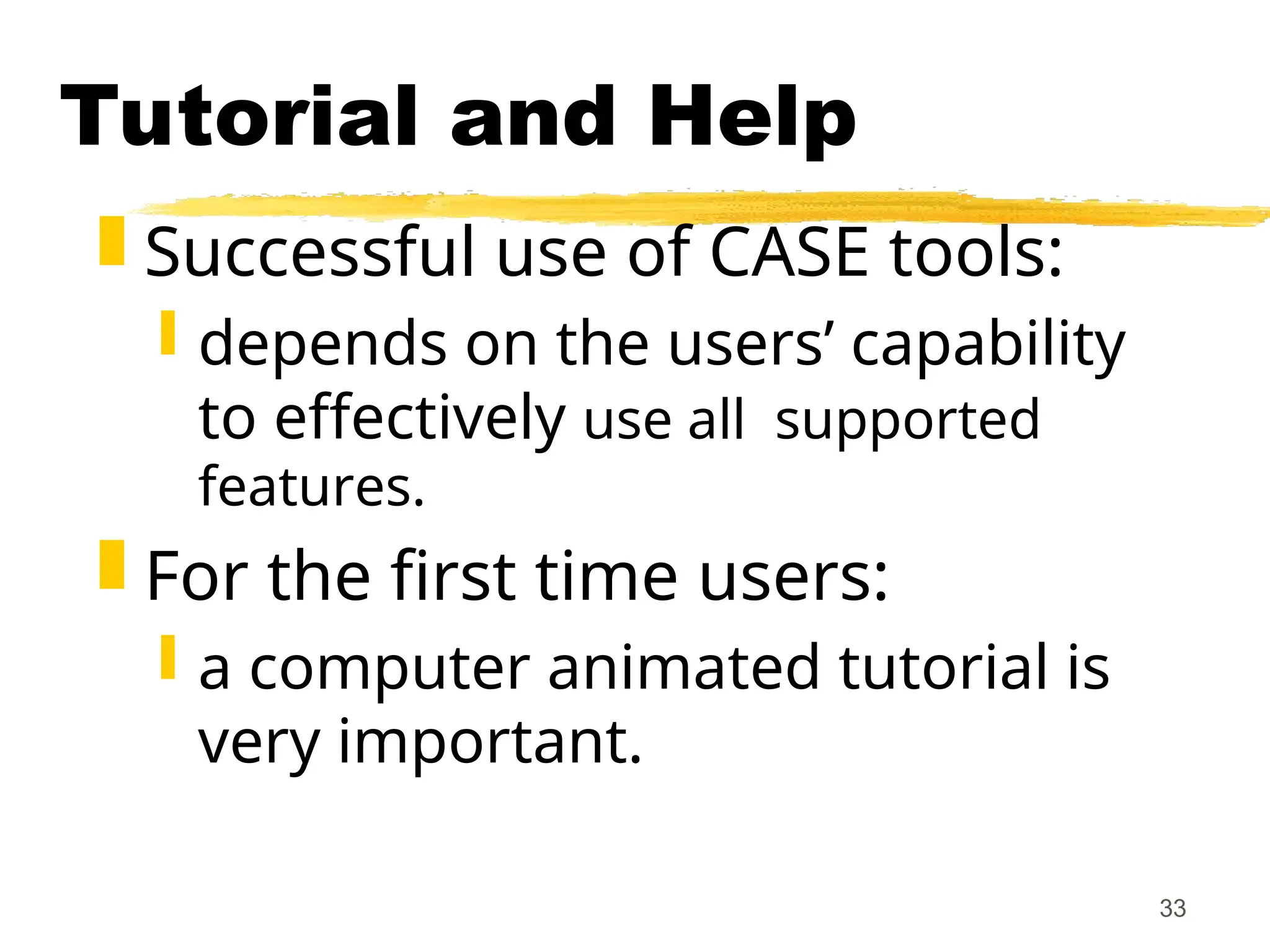 Computer Aided Software Engineering.ppt SE | PPT