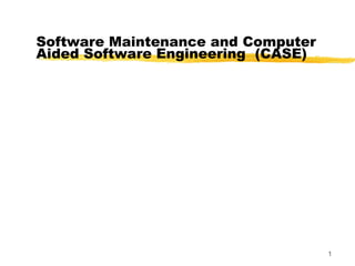 Computer Aided Software Engineering.ppt SE | PPT