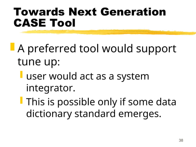 Computer Aided Software Engineering.ppt SE | PPT