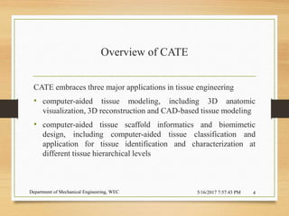 Computer aided tissue engineerimg | PPTX