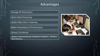 Computer aid in modern education | PPT
