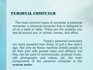 Computer and computation | PPT