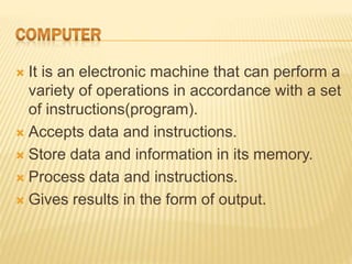 Computer and cpu | PPTX | Operating Systems | Computer Software and ...