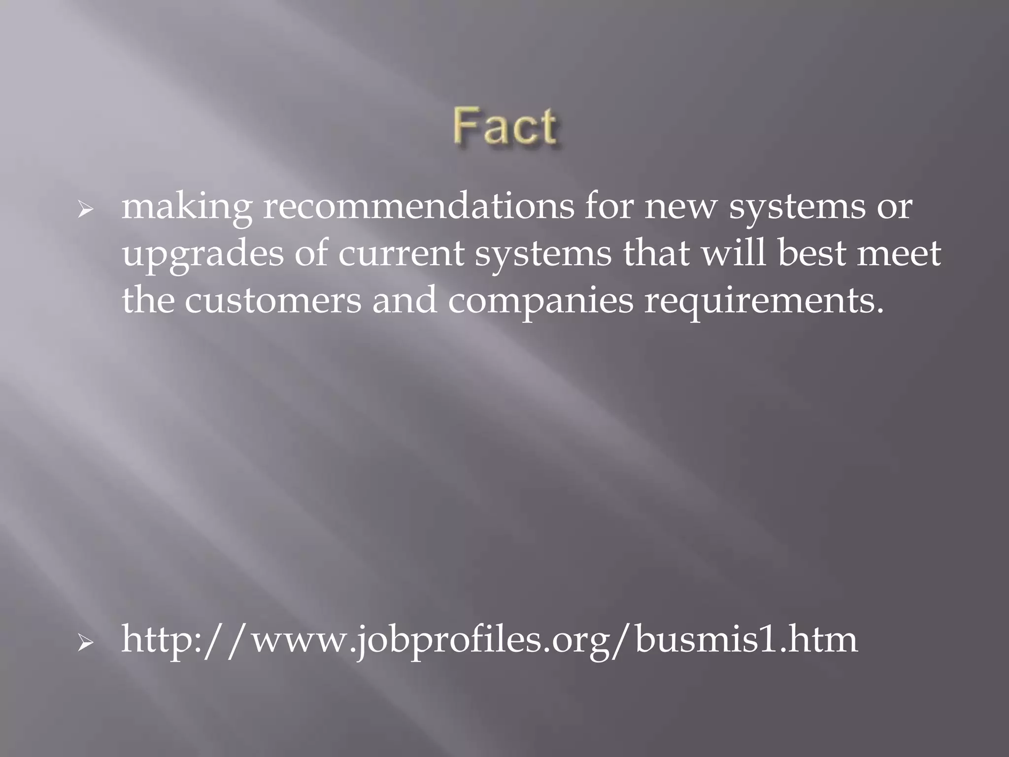 Computer and information systems managers | PPTX