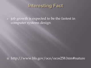 Computer and information systems managers | PPT