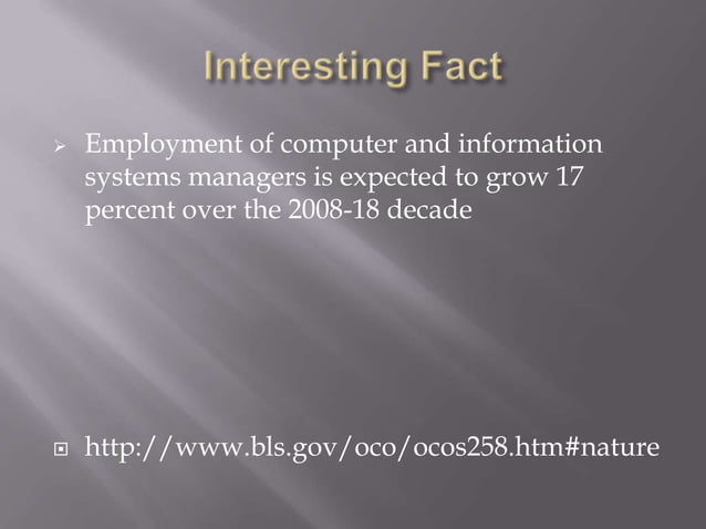Computer and information systems managers | PPT