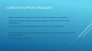 Computer and information technology occupations | PPT