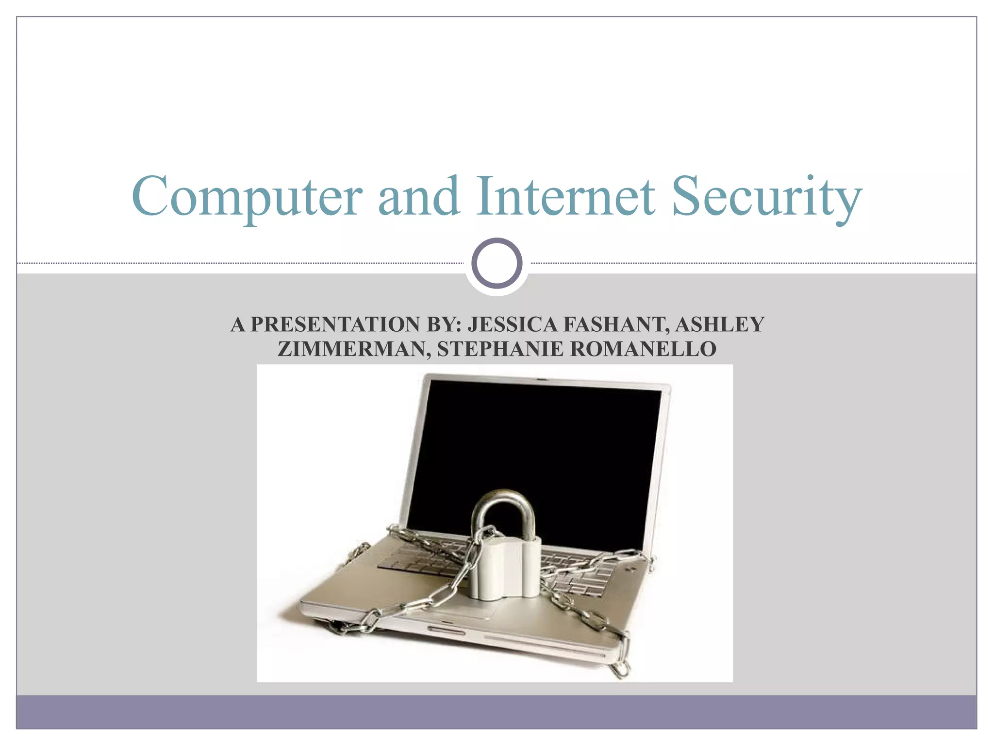 Computer And Internet Security | PPT