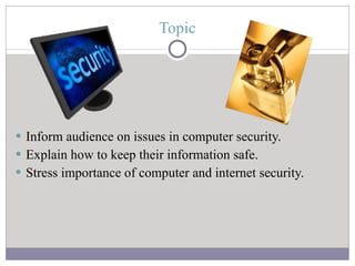 Computer And Internet Security | PPT