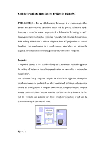 Computer and its application | PDF