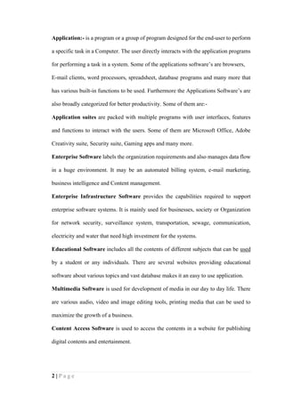 Computer and its application | PDF