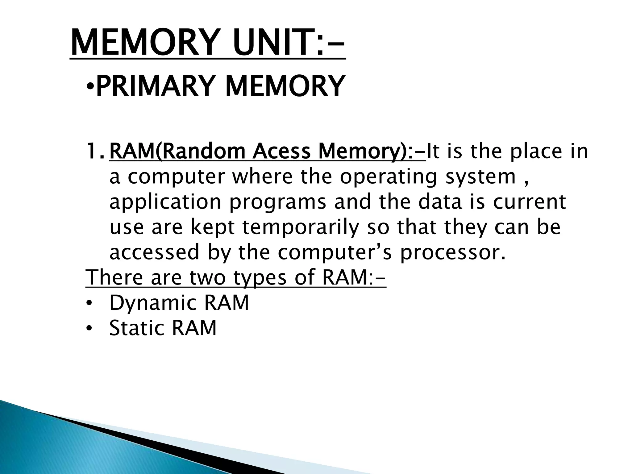 Computer and its basic concepts | PPTX