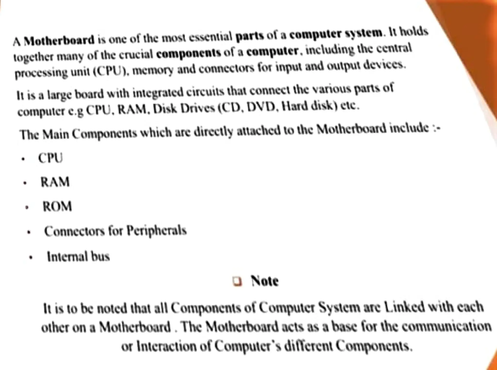 COMPUTER AND ITS COMPONENTS PPT.by naitik sharma Class 9th A mittal ...