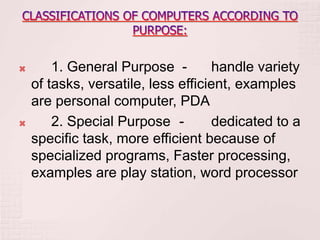 Computer and its main three types along with Classifications.pptx