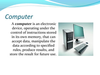 Computer and its types | PPT