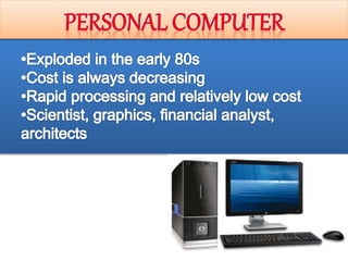 Computer and its types | PPTX