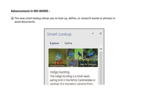 Computer and ms word | PPTX