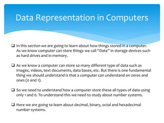 Number systems and conversions | PPTX