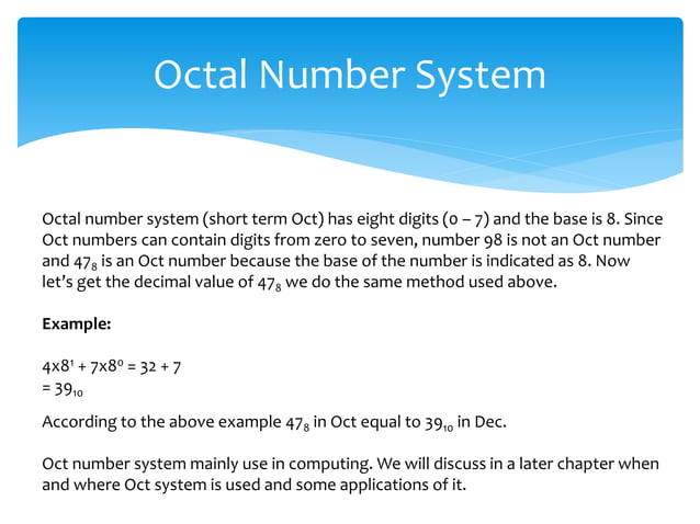 Number systems and conversions | PPTX