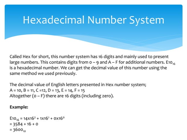 Number systems and conversions | PPTX