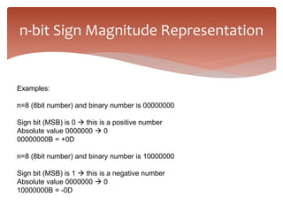 Representation of Integers | PPTX
