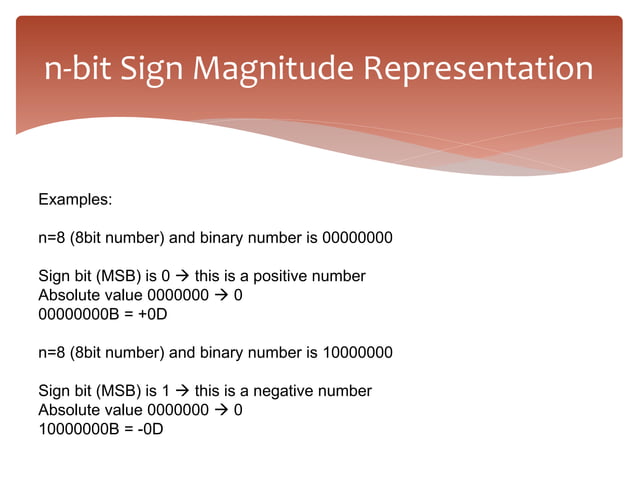 Representation of Integers | PPTX