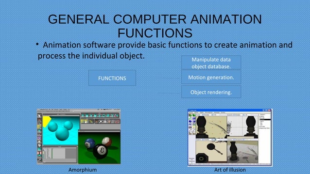 Computer animation | PPT | Computer Animation | Computer Software and ...