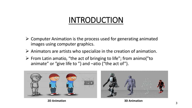 Computer animation Computer Graphics | PPTX
