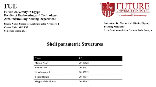 Parametric shell structure | PDF | Geology | Science